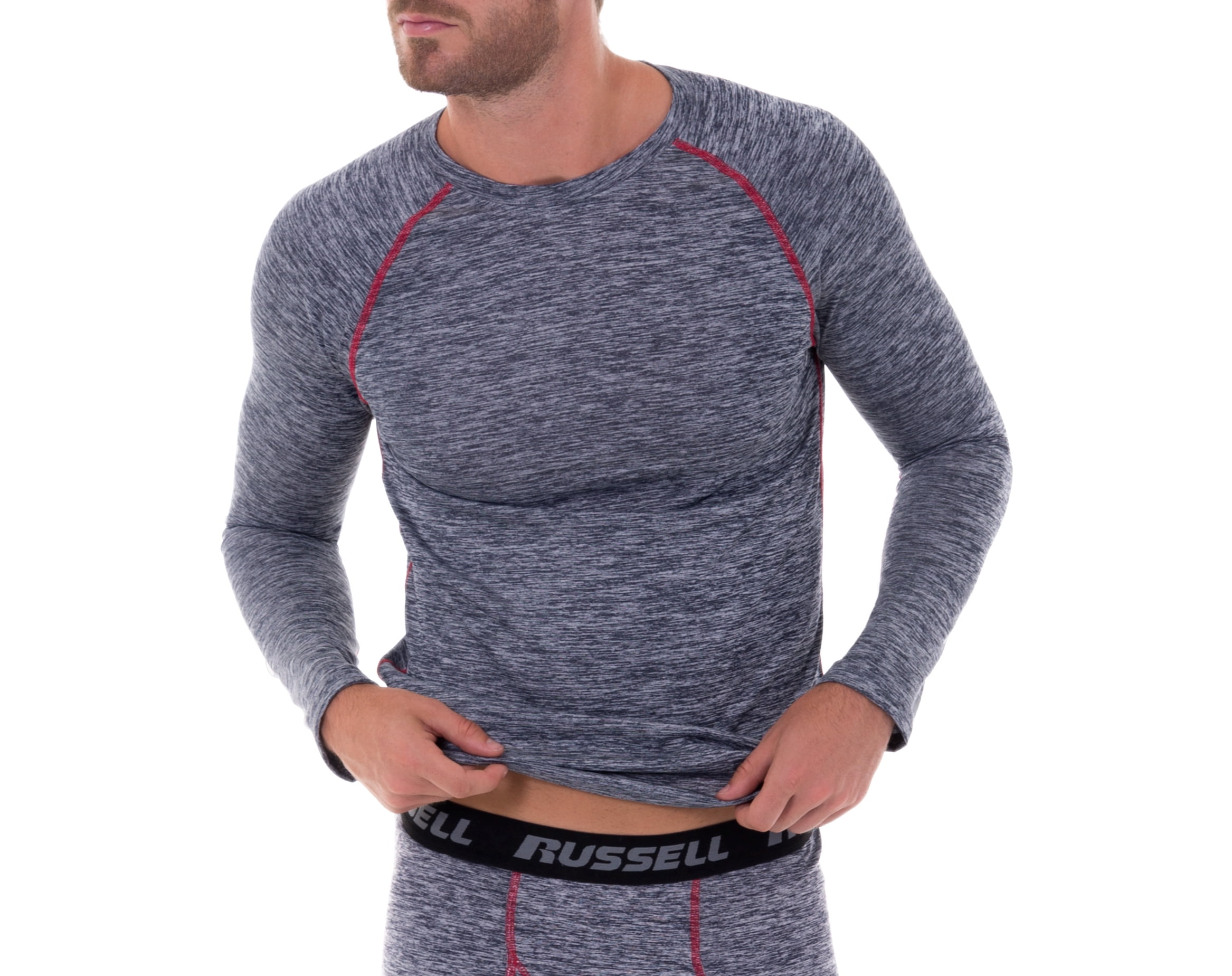 Russell - Men's Base Layer Thermal Crew - Walmart.com - Walmart.com