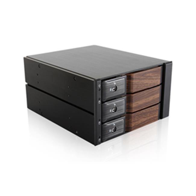 iStarUSA Hot-Swap Rack With Wood Look Bezel - 2 x 5.25 to 3 x 3.5 in ...