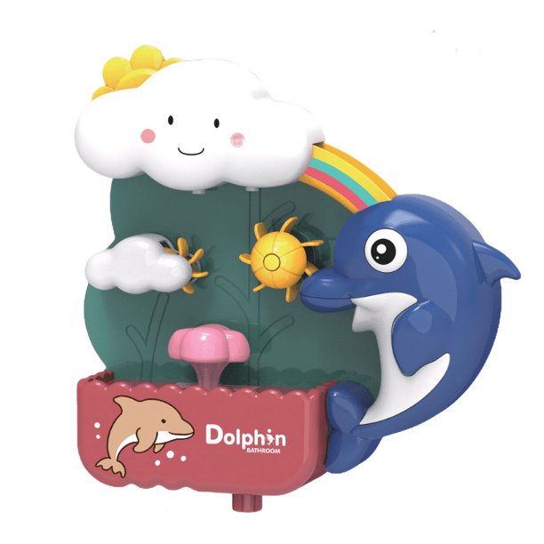 Make Bathtime Fun with Our Bathroom Dolphin Water Spray Toy - Suction ...