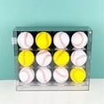 Acrylic Baseball Display Rack Wall Mounted Table Tennis Storage Box ...