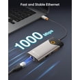 NOVOO USB C hub Ethernet 4K@60 USB C HDMI adapter multi-port type C ...