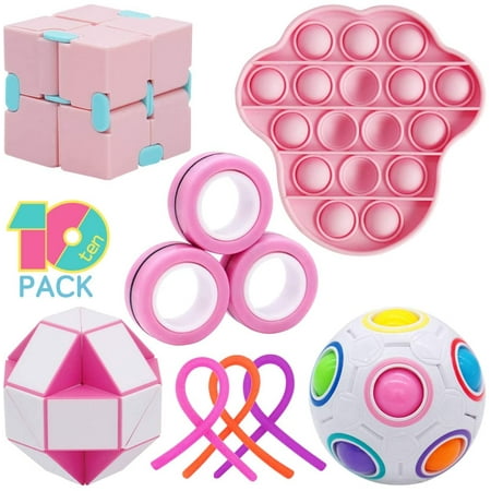 Fidget Toys Pack - Fidgets Box Includes Infinite Fidget Cube, Fidget ...