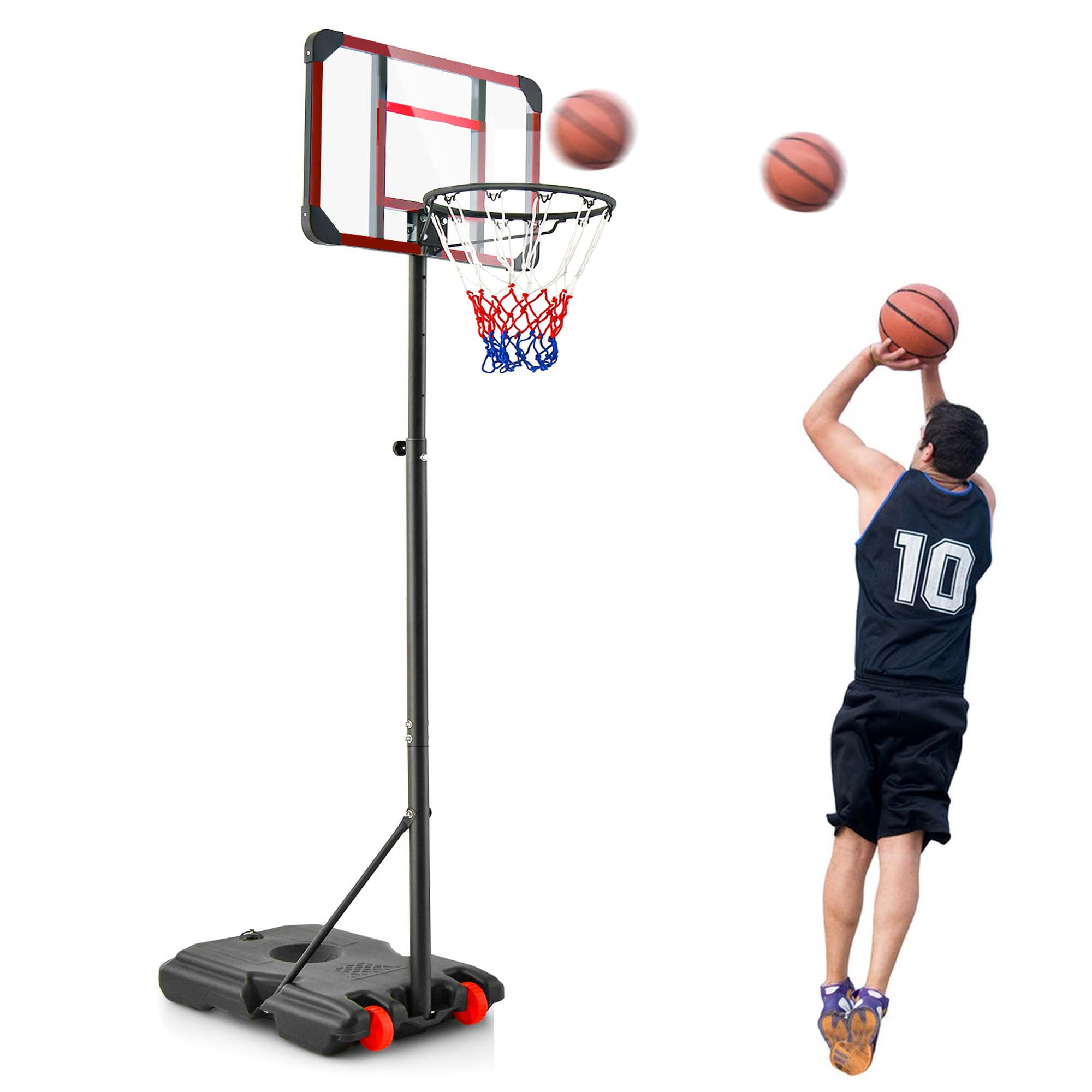 Click here for Costway Portable Basketball Hoop Stand 6.3ft-8.1ft... prices