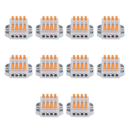 4 Way 8 Port Conductor, Safe Lever Nut Wire Connectors Air Oxidation ...