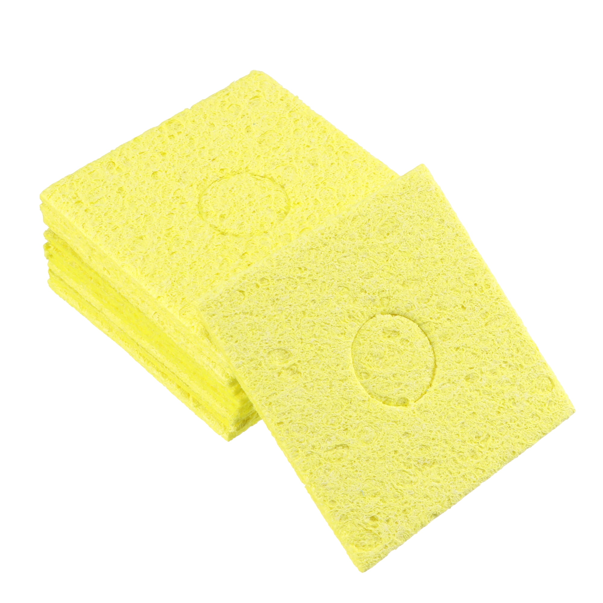 Soldering Sponge 55x55x2.5mm for Iron Tips Cleaner Square Yellow 10pcs ...