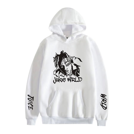 Rapper Juice Wrld Print Fashion Loose Men's And Women's Hooded Sweater ...