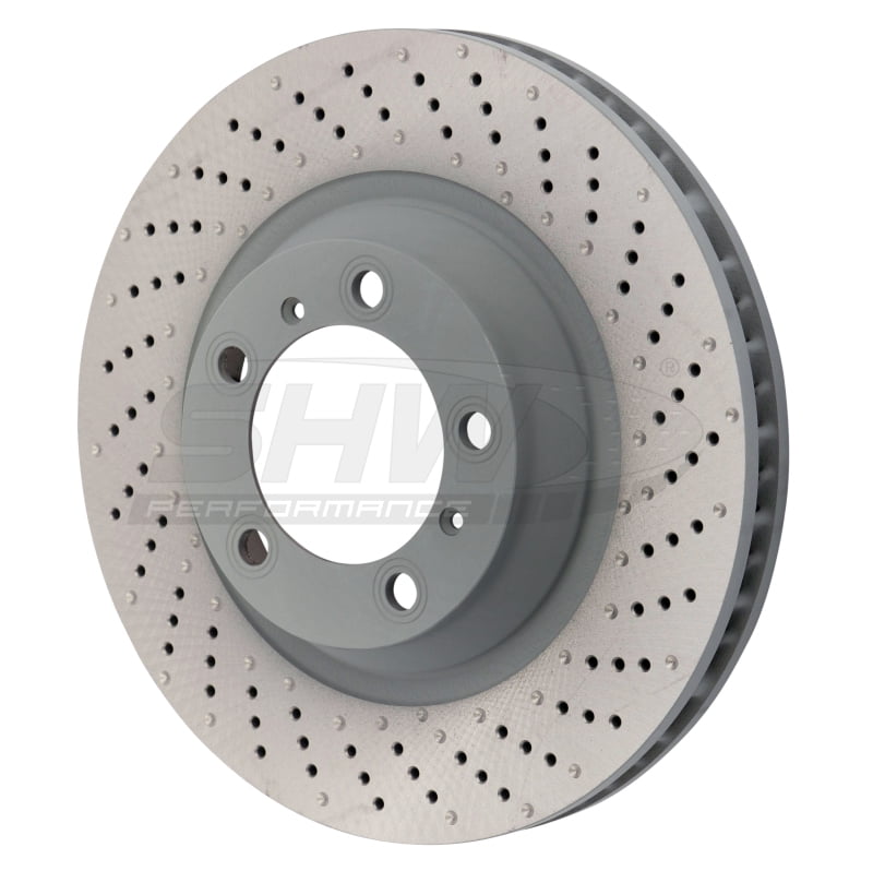 SHW Drilled-Dimpled MB Rotors - Walmart.com