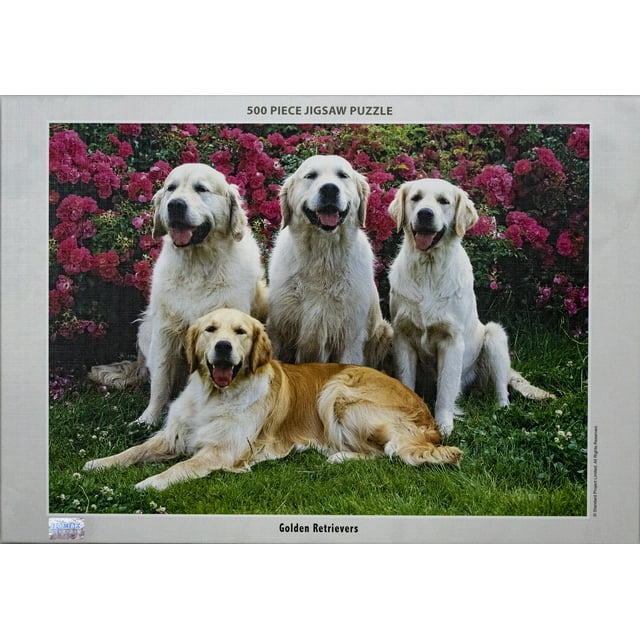 Tomax Jigsaw Puzzle - Golden Retrievers (500 Pieces) - Walmart.com