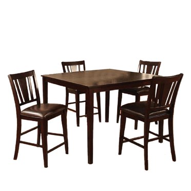 Venetian Bridgette 5-Piece Dining Set, Espresso - Walmart.com