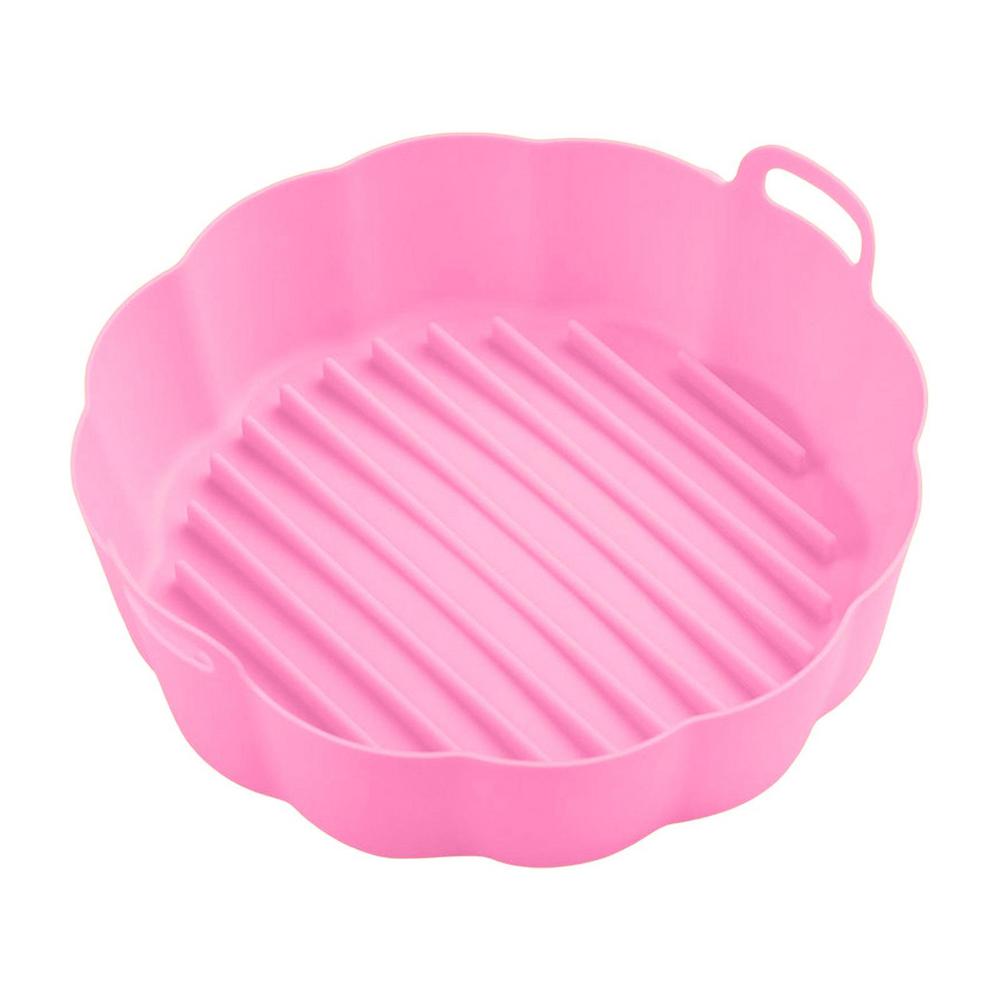Tohuu Silicone Baking Tray Food Safe Silicone Tray with Handle Round ...