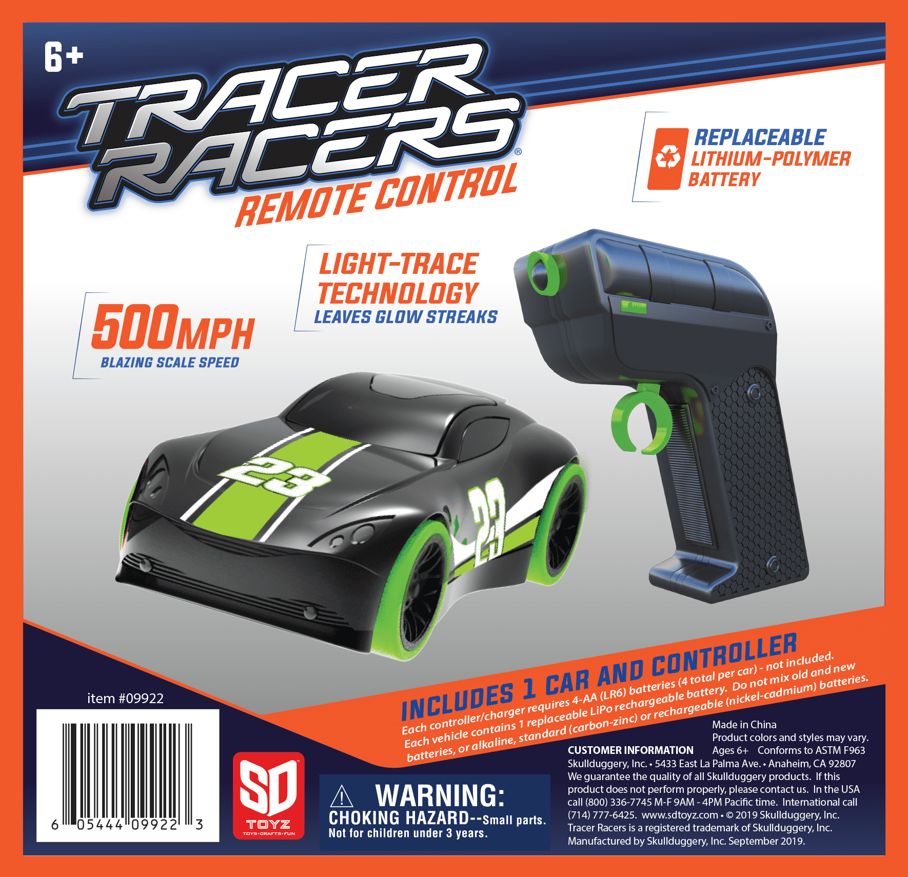 Tracer Racers RC - Green Car - Walmart.com