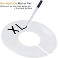20 Pack Clothing Rack Size Dividers, Wardrobe Round Hangers Label ...