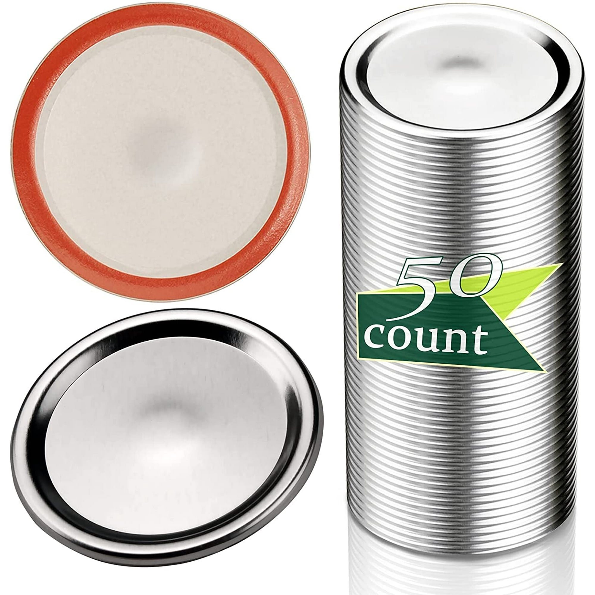 Click here for Zecatl 50 Count Canning Lids Regular Mouth For Mas... prices