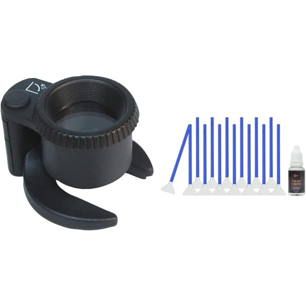 Carson Mag Lighted Loupe for Camera , 4.5x30mm, Black (SM-44) & UES ...