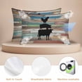 Satin Pillowcase for Hair and Skin Queen Size 2 Pack Farm Animal Satin ...