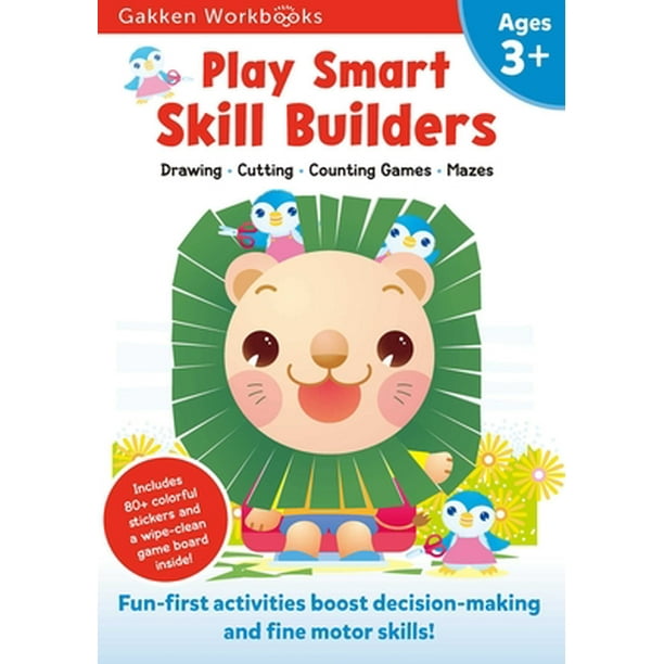 Play Smart Skill Builders Age 3+: Preschool Activity Workbook with ...