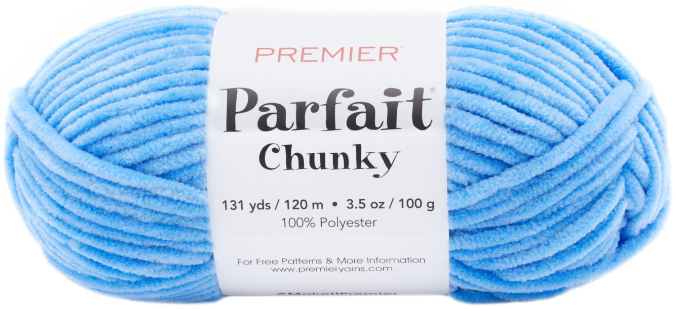 Premier Yarns Parfait Chunky Yarn-Blue - Walmart.com