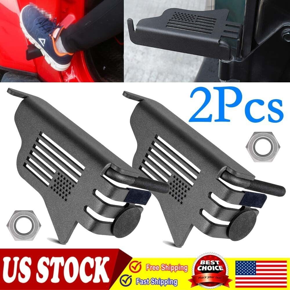 Foot Peg Rest Pedal Exterior Door Hinge for 2007-2020 Jeep Wrangler JL ...