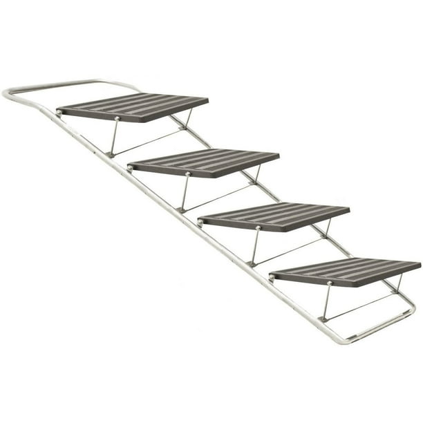 Guardian Gear Portable Compact 30 Inch Tall Convertible 4 Step Pet ...