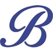 3.75in x 3in Blue Cursive B Monogram Sticker Fancy Vinyl Vehicle ...
