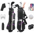 Golf Bag,4 Way Golf Bag Stand with Backpack ,6 Pockets Ping Golf Club ...