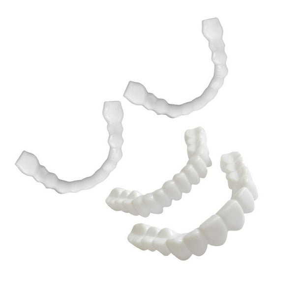 Resin Teeth Dental Fake Teeth Smiling Veneers Upper Lower teeth covers ...