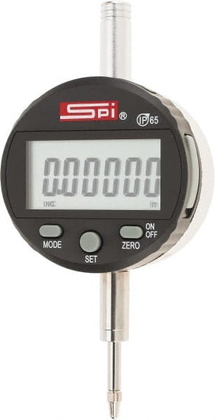SPI 0 to 1/2" Range, 0.00005" Graduation, Electronic Drop Indicator ...