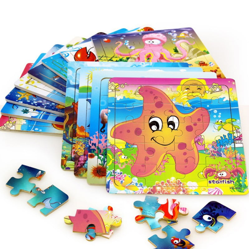 MAYNOS Jigsaw Puzzles For Toddlers Wooden Ocean Animal Jigsaw Puzzles maynos-jigsaw-puzzles-for-toddlers-wooden-ocean-animal-jigsaw-puzzles