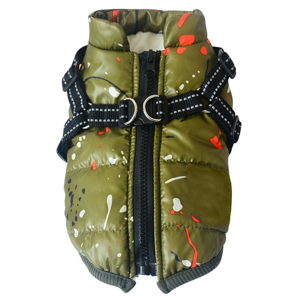 Click here for Generic Dog Coat With Harness Winter Dog Coat Flee... prices