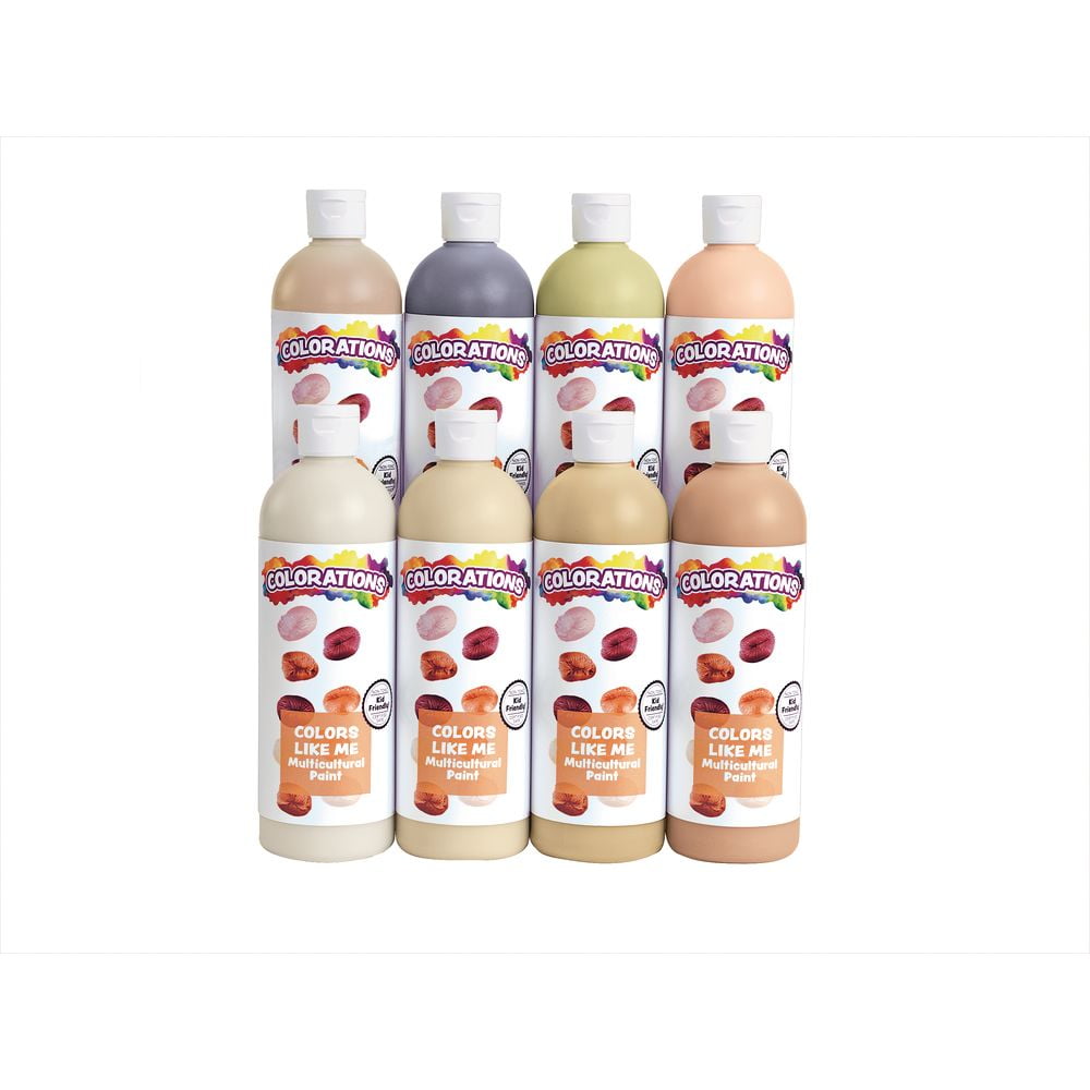 Colorations Colors Like Me Washable Multicultural Paint - Set of 8 ...