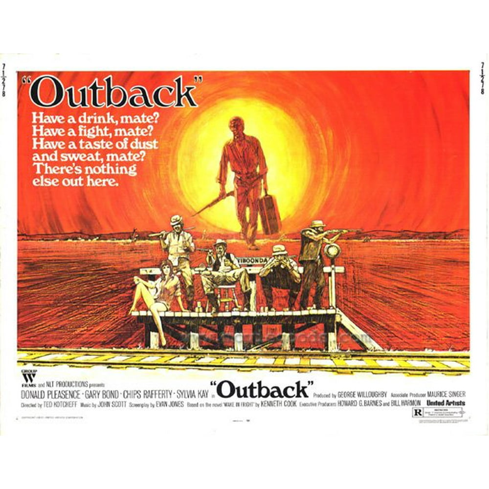Outback - movie POSTER (Style A) (11" x 14") (1971) - Walmart.com ...