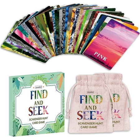 Seek and Find Scavenger Hunt Card Game - Kids Games - Creative Card ...