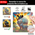 2D Flat, 1pc Rhino Animal Theme Adorable Cartoon Square Window Hanging ...