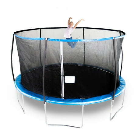 Bounce Pro 14-Foot Trampoline, with Enclosure, Blue - Walmart.com