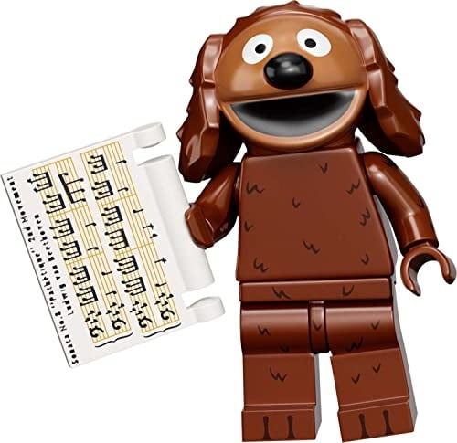 Serie LEGO Minifigure Muppets Rowlf El perro Minihigo con capa púrpura ...