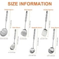 304 Stainless Steel cooking utensil set, 6 piece stainless steel ...