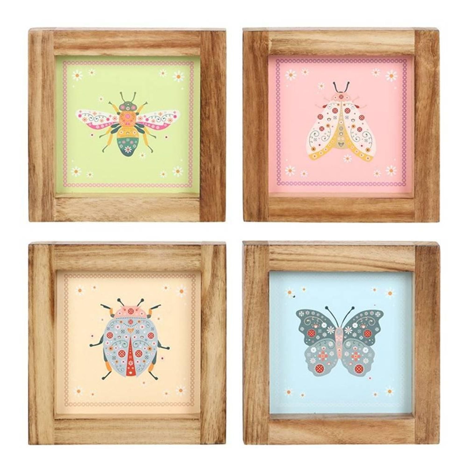 Click here for Something Different Floral Bug Framed Wall Art Set... prices