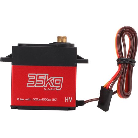 RC Steering Servo, 35KG Servo High Torque Full Metal with Metal ...