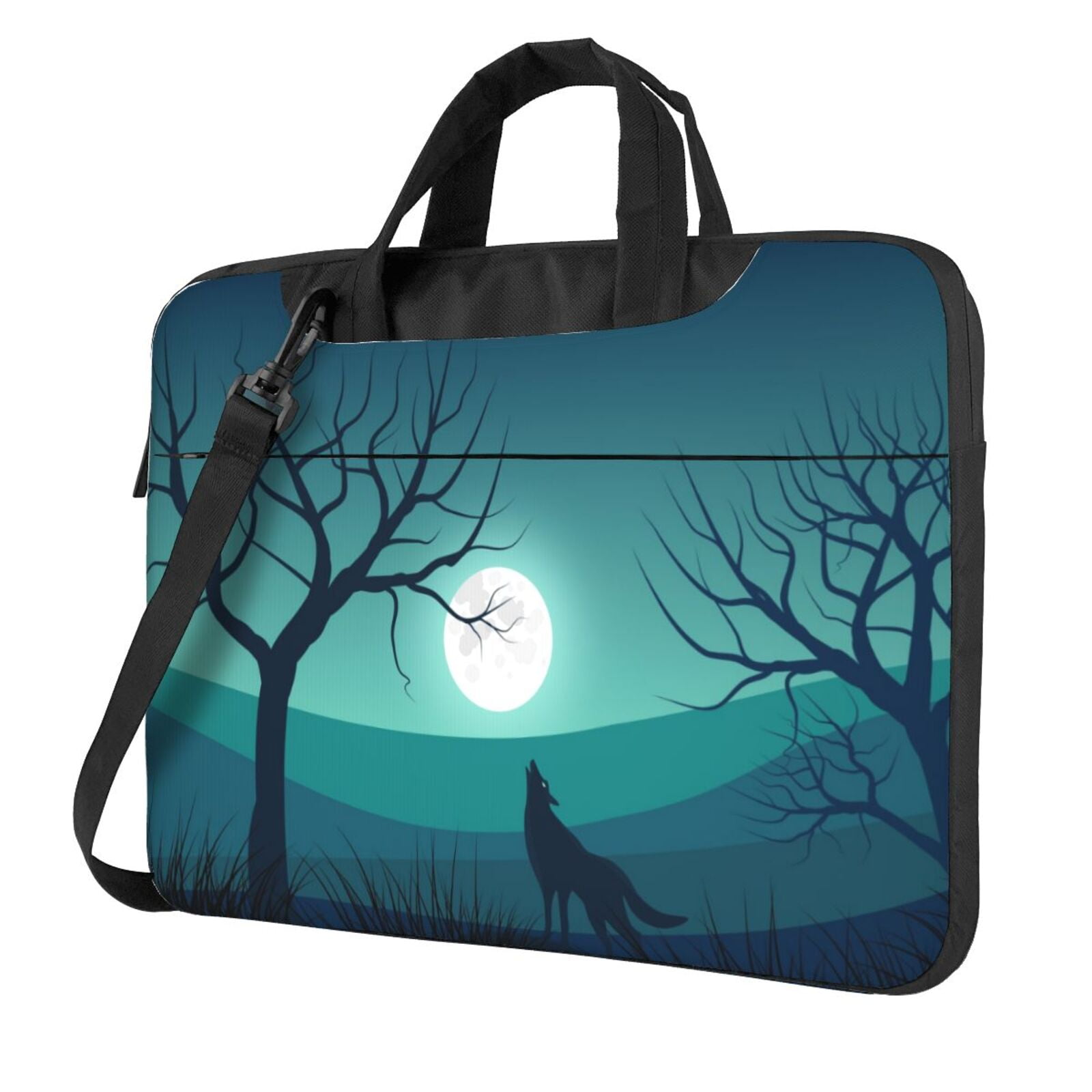 Moon Mystic Wolf Laptop Bag, 15.6 inch Laptop or Tablet, Business ...