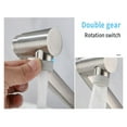 304 Stainless Steel Foldable Basin Mixer Tap 360 Degree Swivel Bathroom ...