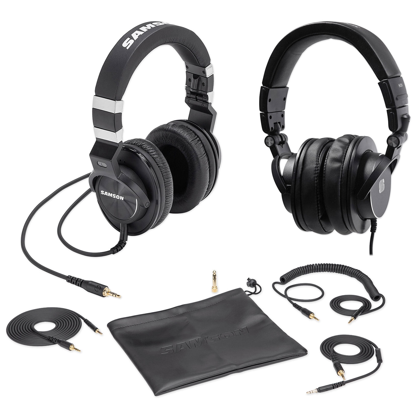 Samson Z-55 Studio Headphones, Closed-Back w/Lambskin Pads + Presonus ...
