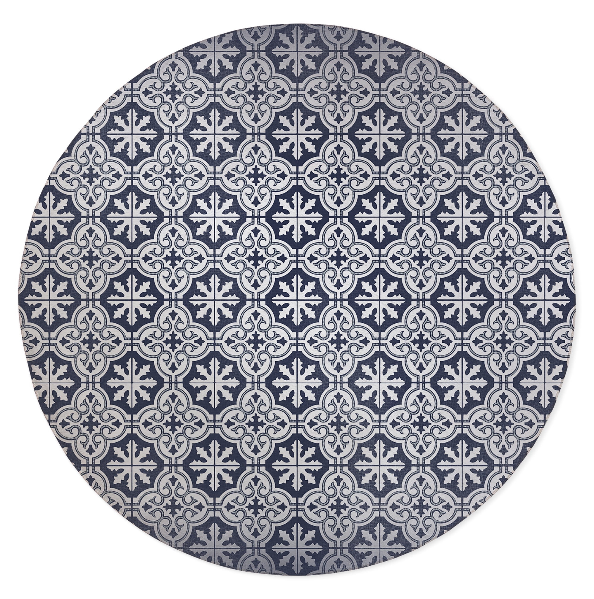 MOROCCAN FADE NAVY Office Mat By Kavka Designs - Walmart.com