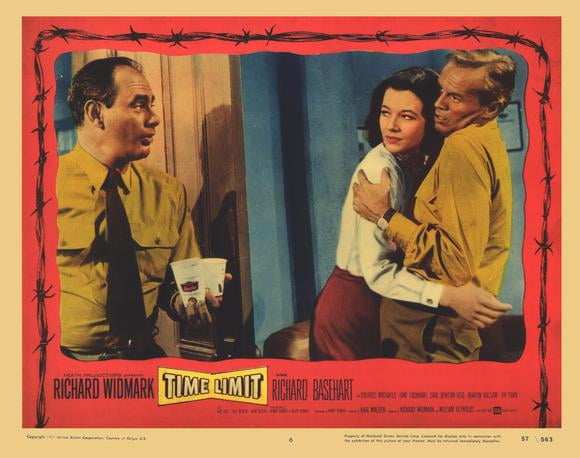 Time Limit - movie POSTER (Style D) (11" x 14") (1957) - Walmart.com