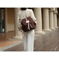 MFK Collection Paula Backpack by Mia K. - Red Wine - Walmart.com