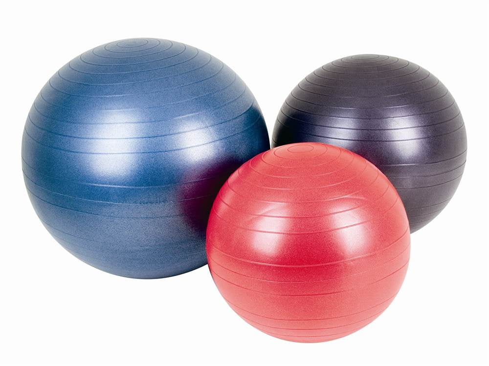 AGM Group Aeromat Burst-Resistant Fitness Ball Dark Blue 75 cm ...