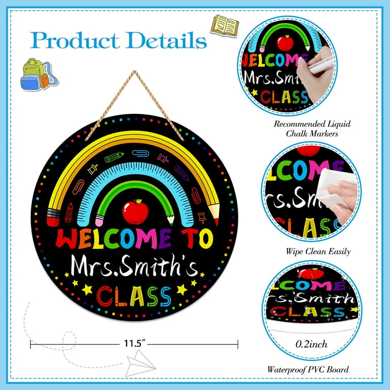 Welcome Teacher Door Signs