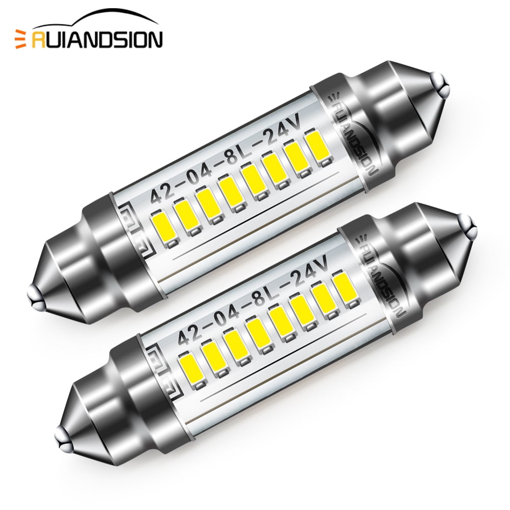 Ruiandsion Car Dome Light LED Bulbs 39mm 42mm Super Bright Car Dome Light Canbus Auto Interior ...