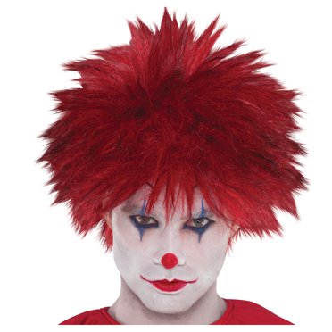 FlashingBlinkyLights Curly Clown Wig with Flashing LEDs - Walmart.com