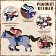 Yihuala 6Pcs Racehorse Themed Table Decorations Derby Day Horse Party ...