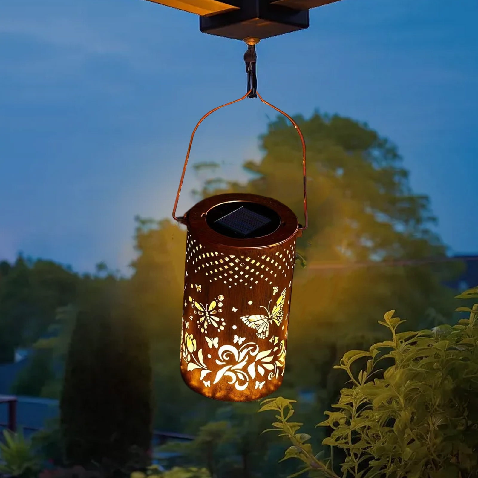 Click here for Timifis Iron Solar Lantern Lights  Home Decor Sola... prices